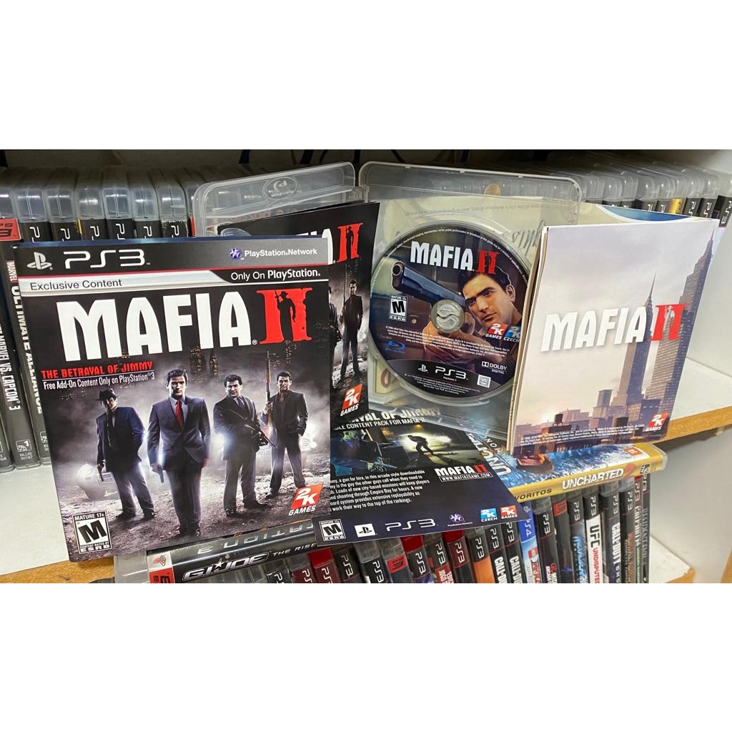 Mafia 2 Completo (manual e MAPA) Ps3 Original Em Midia Fisica ...