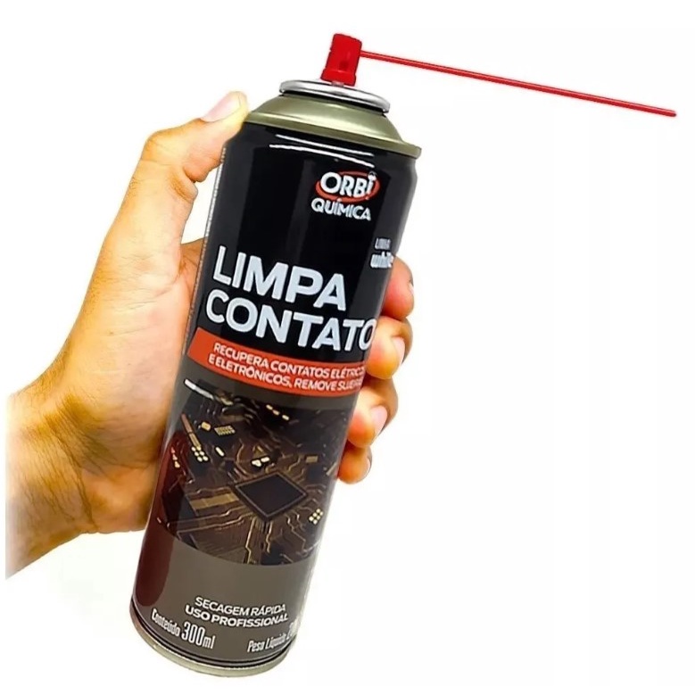 Limpa Contato Eletrico Spray Eletronico 300ml Orbi | Shopee Brasil