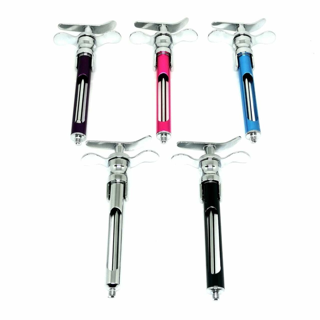 Seringa Carpule C/ Refluxo Aço Inox Colorida - Escolha A Cor | Shopee ...