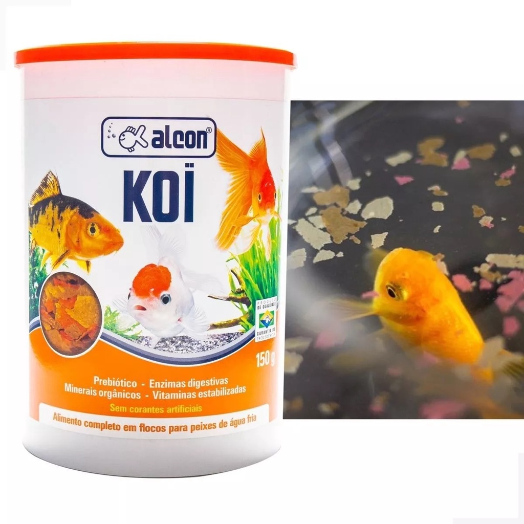 Alimento Alcon Koi - 150g(2 unidades) | Shopee Brasil