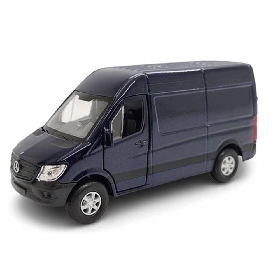 Miniatura Van Mercedes Benz Sprinter 2015 Welly 1/38 Metal e Fricção ...