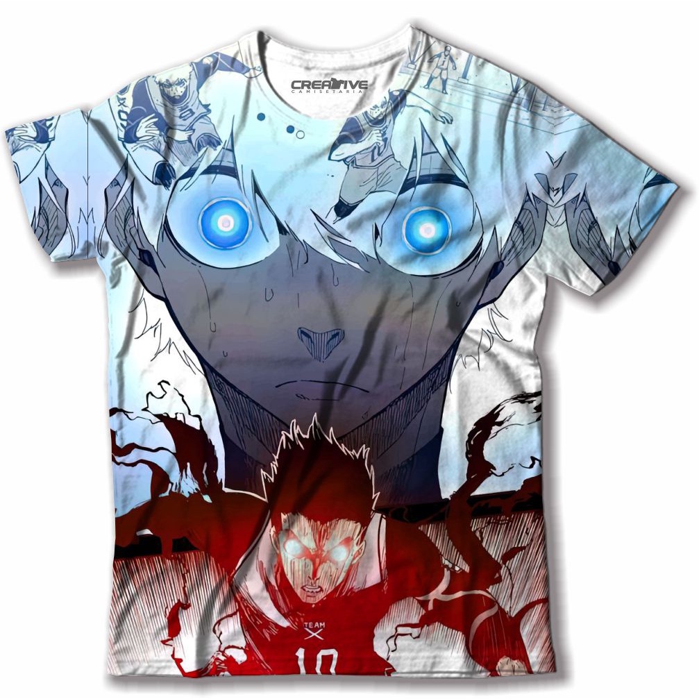 Camiseta Camisa Anime Blue Lock Eleven Vários Modelos | Shopee Brasil