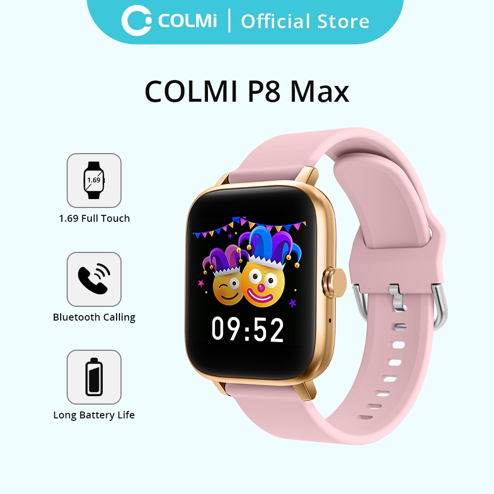 Smartwatch Colmi P8 Max 1.69" Atende chamadas | Shopee Brasil
