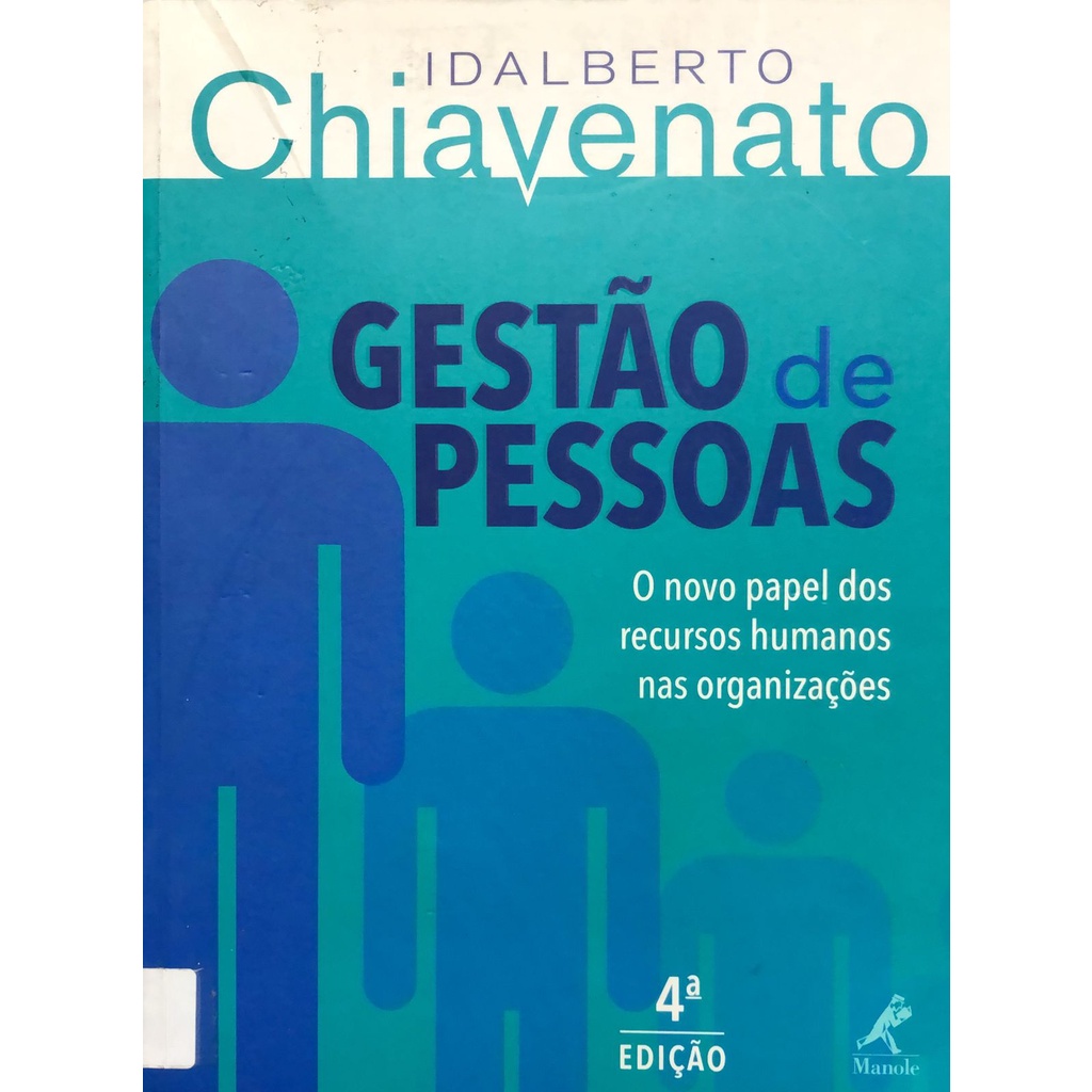 Gestão De Pessoas Idalberto Chiavenato 4 Ed Shopee Brasil
