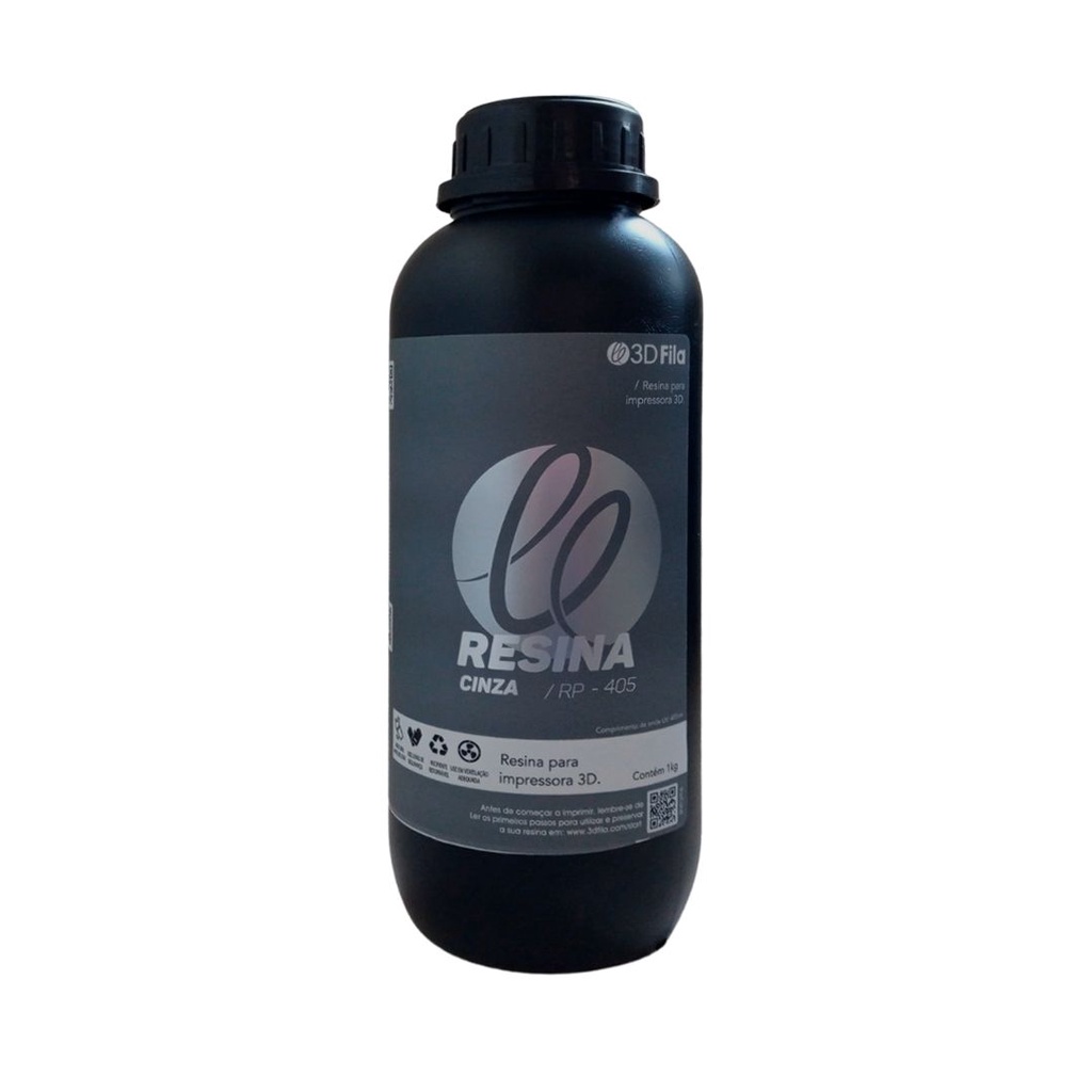 Resina 3D Cinza (opaca) 1kg | Shopee Brasil