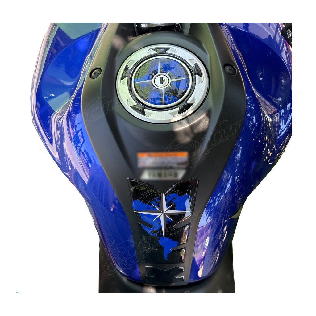 Adesivo Protetor Resinado Tanque Bocal M12 Moto Fazer Fz15 fz 15 ...