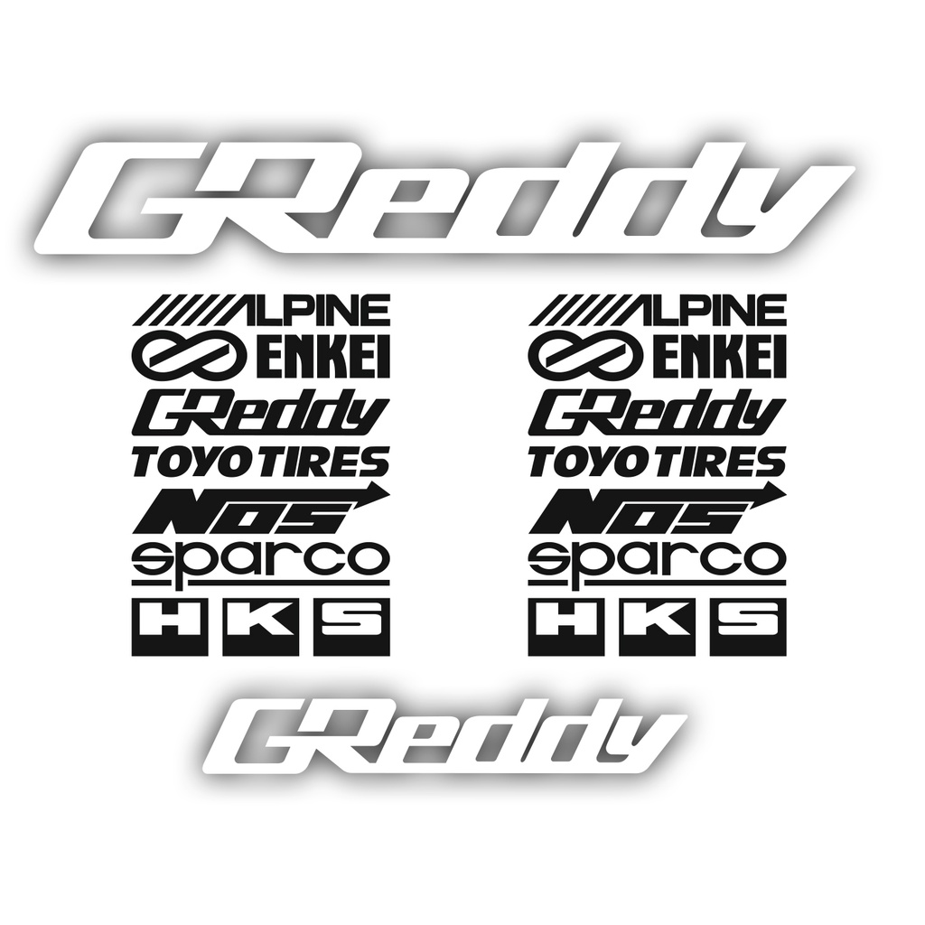 Kit Adesivos Tuning Need For Speed Greddy Dub Som Turbo Velozes e ...