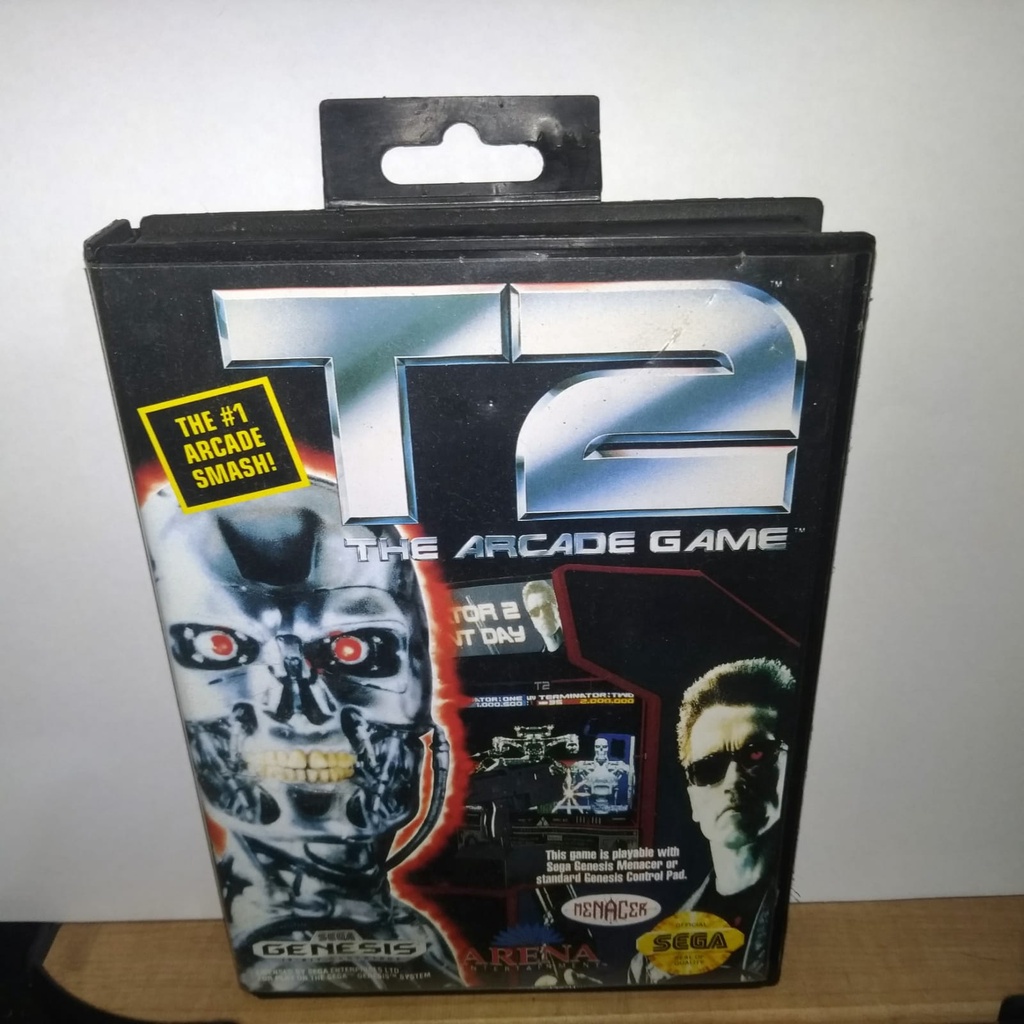 Jogo T2 The Arcade Game Sega Mega Drive Genesis Original | Shopee Brasil