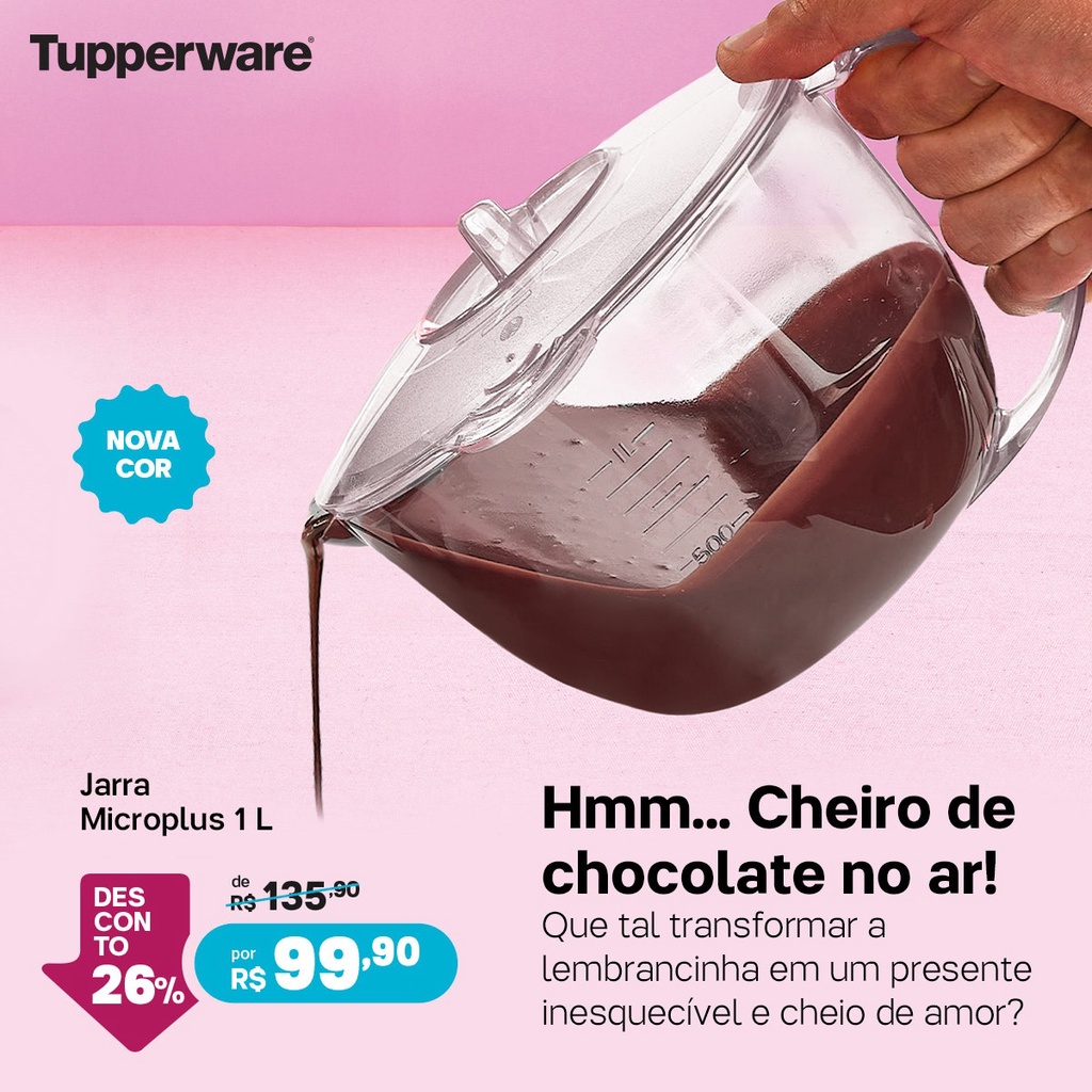 JARRA MICROPLUS 1L - TUPPERWARE | Shopee Brasil