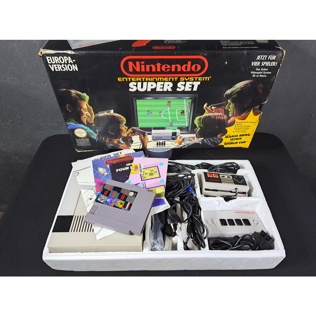 Console Nintendo NES 8 bits Europa Version - Alemão. Completo. 4 ...