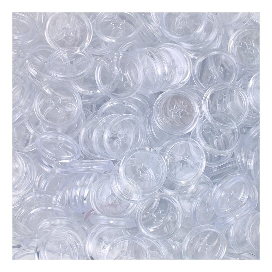 Discos Decorados Estrela Transparente Com 12 Unidades Pop Disc | Shopee ...