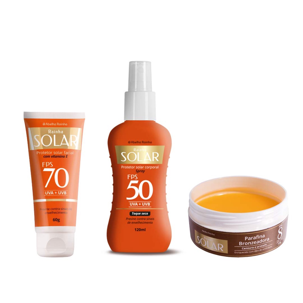 Kit Protetor Solar Facial em creme FPS 70 + Protetor Solar Corporal ... Kit Protetor Solar Facial em creme FPS 70 + Protetor Solar Corporal ...