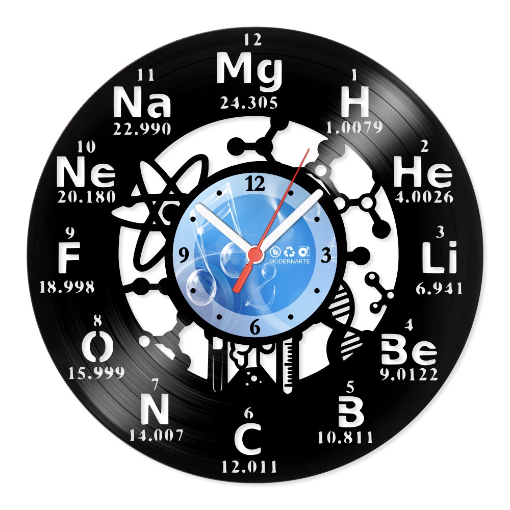 Relógio De Parede Disco Vinil Profissões Química 3 | Shopee Brasil