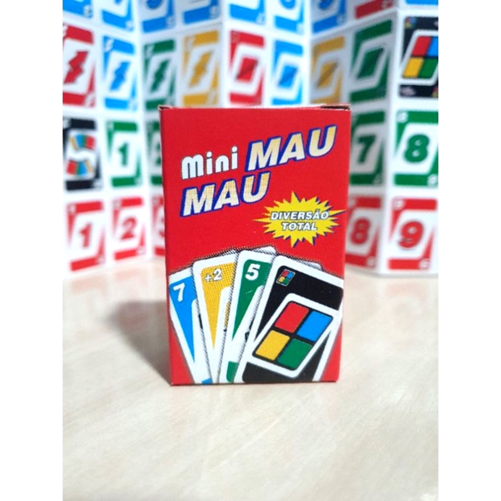 Kit 3 UNO Mini Mau Mau | Shopee Brasil