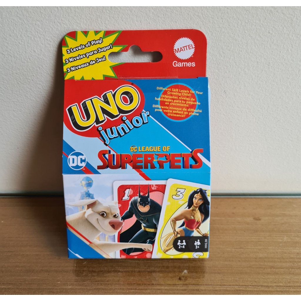 Jogo de Cartas Uno Junior Super Pets | Shopee Brasil