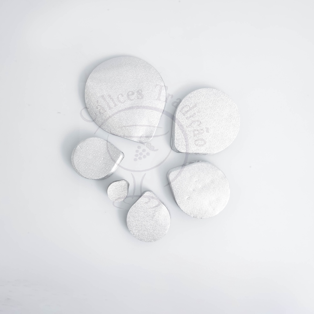 Selo Lacre De Alumínio 68mm - 500 peças para Copos e Potes ALLUPACK ...