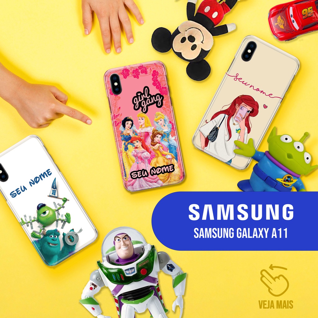 Capa Capinha - Samsung Galaxy A11 - Disney Com Nome | Shopee Brasil