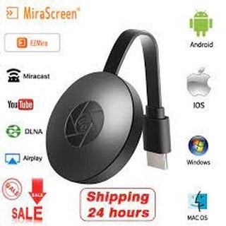 Miracast Google Chrome Cast HDMI Wifi Transmitir tela do Celular Para ...
