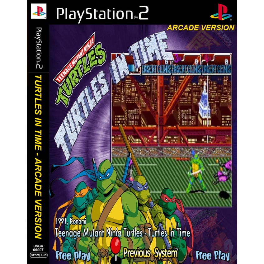 Tartarugas Ninja Turtles in Time Arcade Playstation 2 | Shopee Brasil