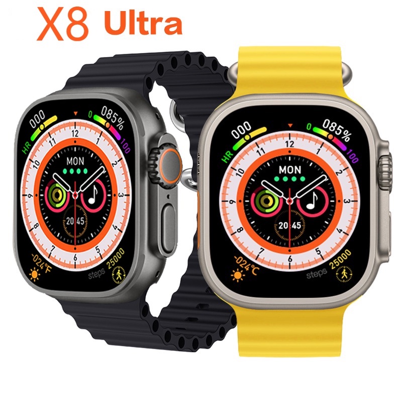 Relógio Original X8 Ultra smart watch Series 8 NFC Monitor De ...