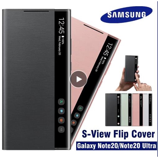 Original Samsung Galaxy Note 20 Ultra 5G Smart Clear View Cover Capa De ...