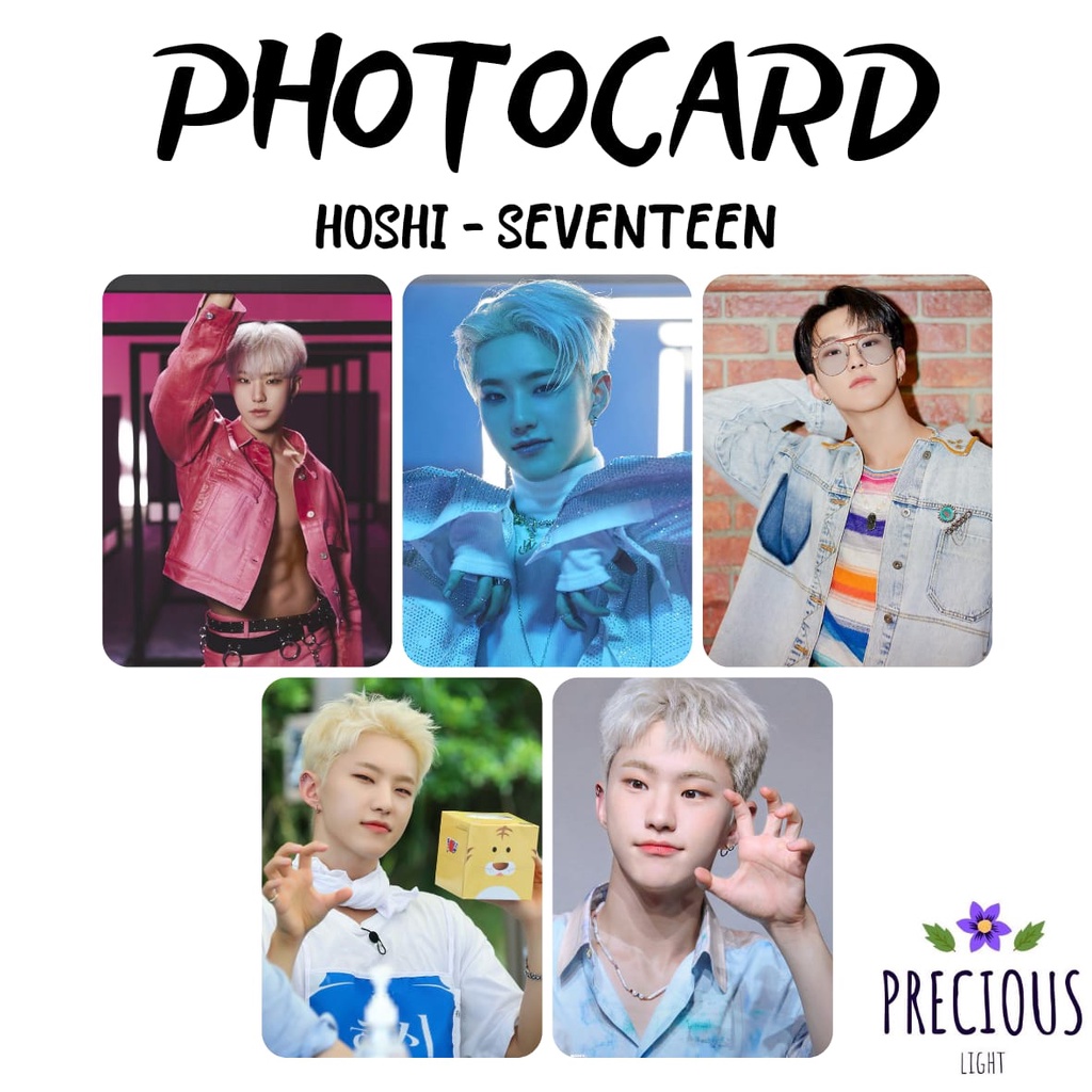 PHOTOCARD KPOP HOSHI - SEVENTEEN | Shopee Brasil