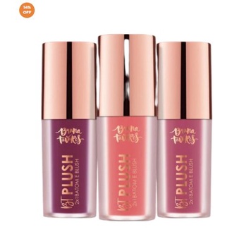 2X1 BATOM E BLUSH BRUNA TAVARES - COR MALUVE | Shopee Brasil