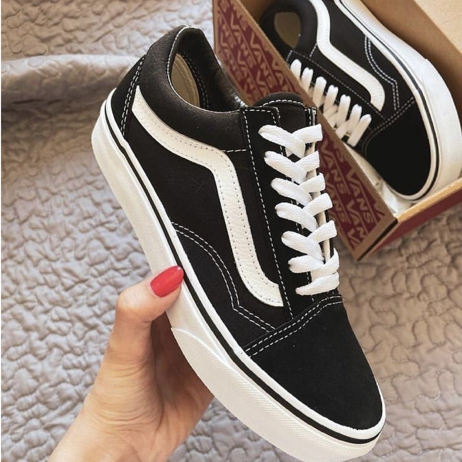 Tênis Vans Old Skool Tradicional Feminino e Masculino Promoção | Shopee ...
