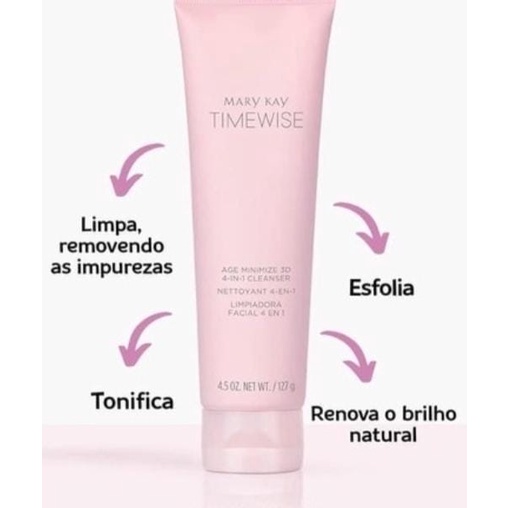 Gel de Limpeza Mary Kay 4 em 1 Timewise | Shopee Brasil