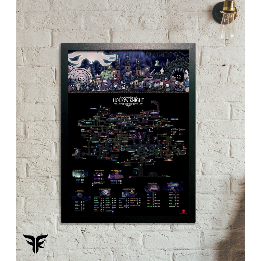 Mapa Hallownest + Segredos (Hollow Knight) | Shopee Brasil