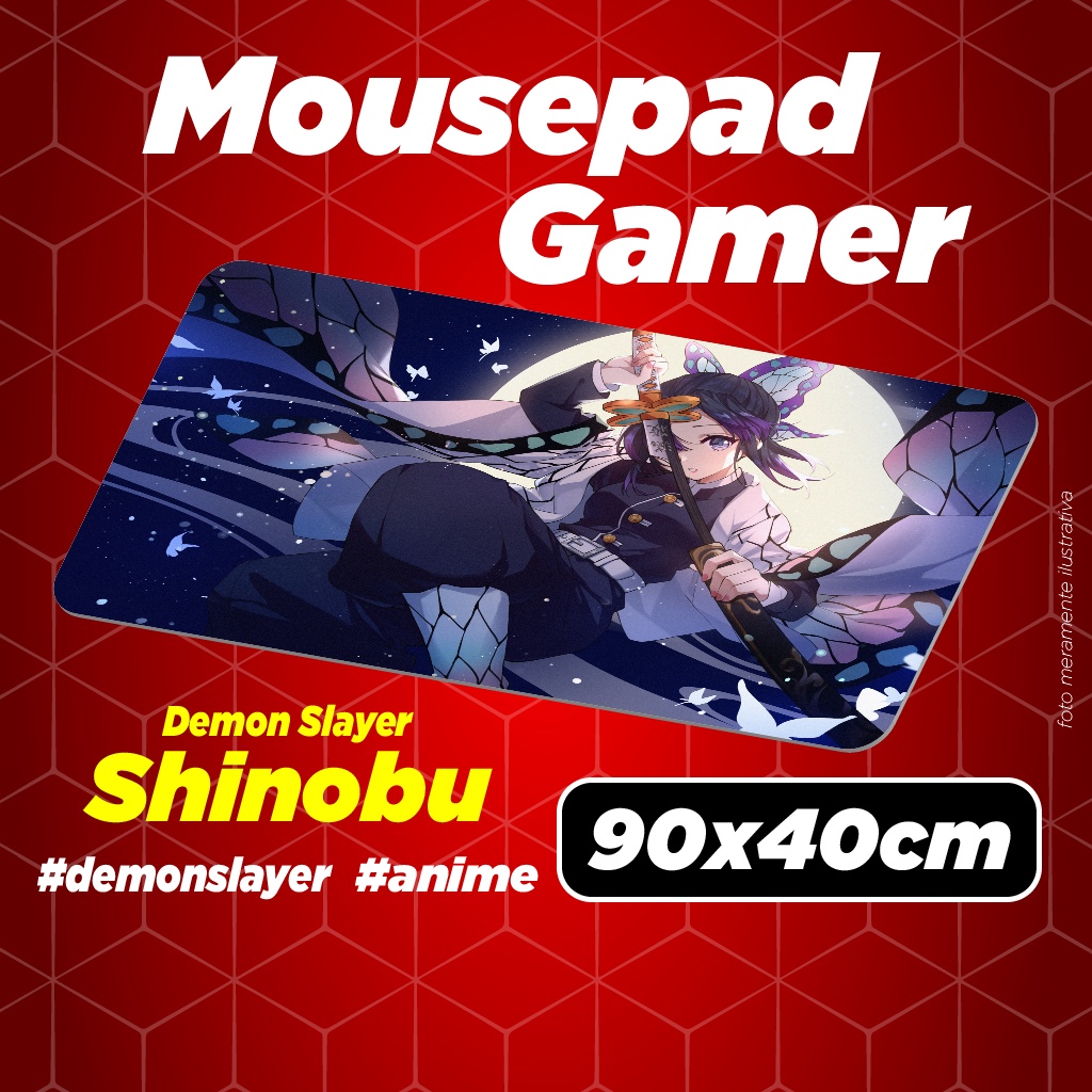 Mouse Pad Gamer Personalizado - Shinobu - Demon Slayer - Anime ...
