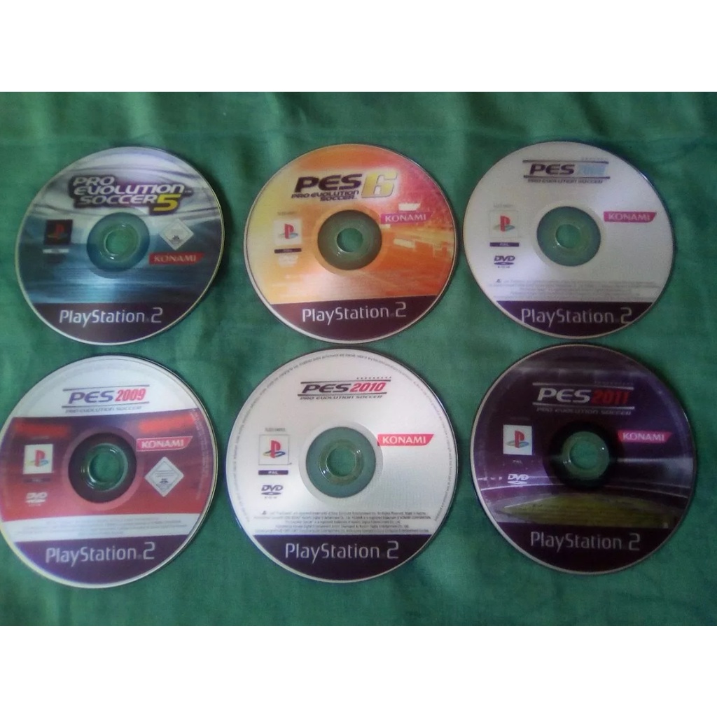 Kit Pes 2005 À 2011 Ps2 Pro Evolution Soccer Patch (6 Jogos ...