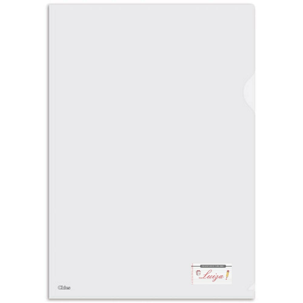 Pasta L transparente Cristal A4 10 unidades, Pasta Transparente ...