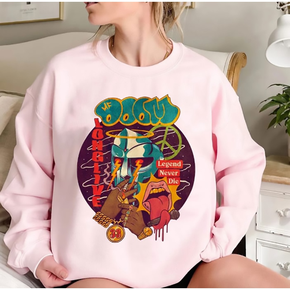 Moletom Gola Redonda Rapper Mf Doom Sem capuz | Shopee Brasil