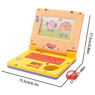 Notebook De Brinquedo Laptop Infantil Musical Com Luz Menino E Menina ...