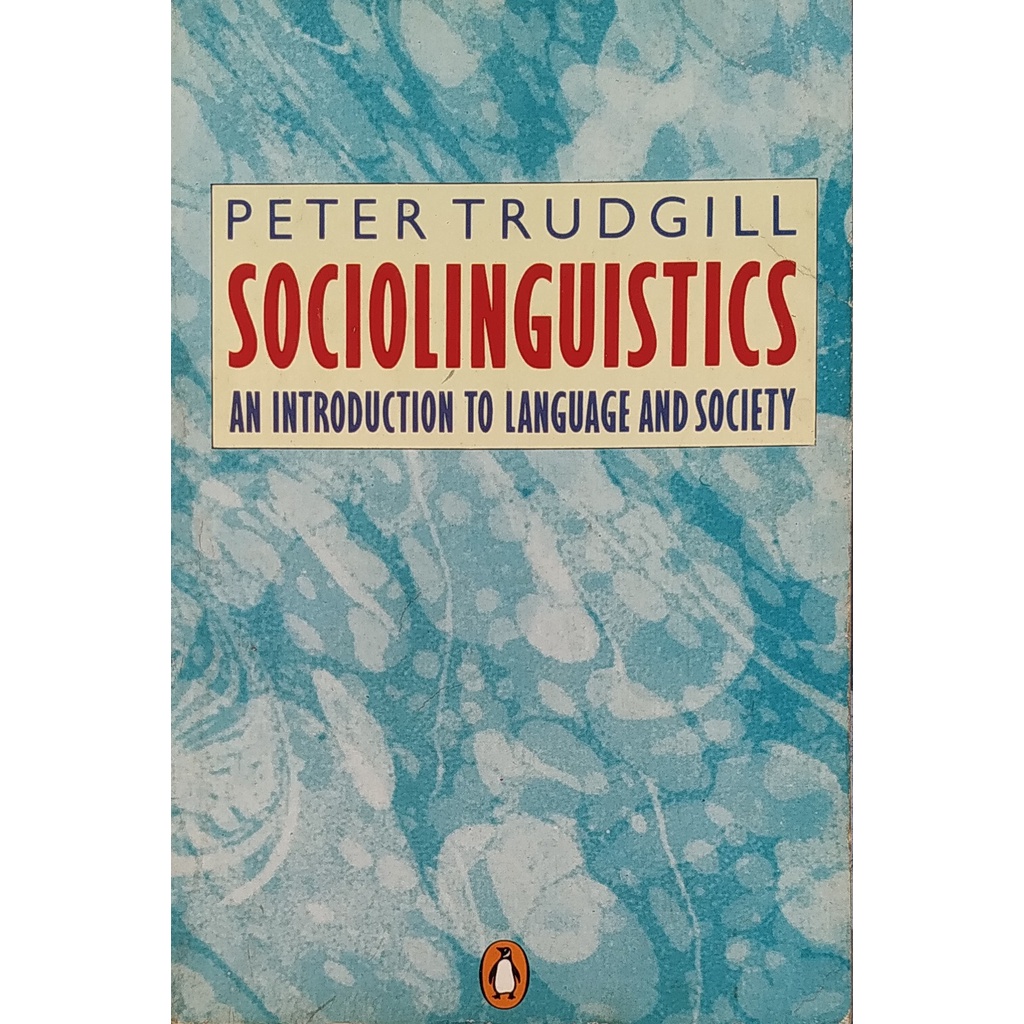 Sociolinguistics - Peter Trudgill | Shopee Brasil