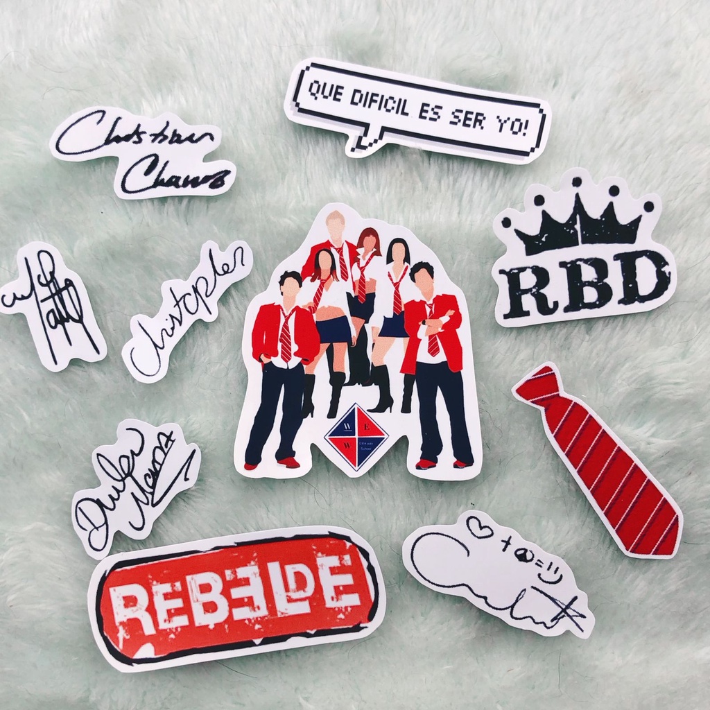 Adesivos RBD - Rebelde | Pack de Stickers | SOY REBELDE TOUR | Shopee ...