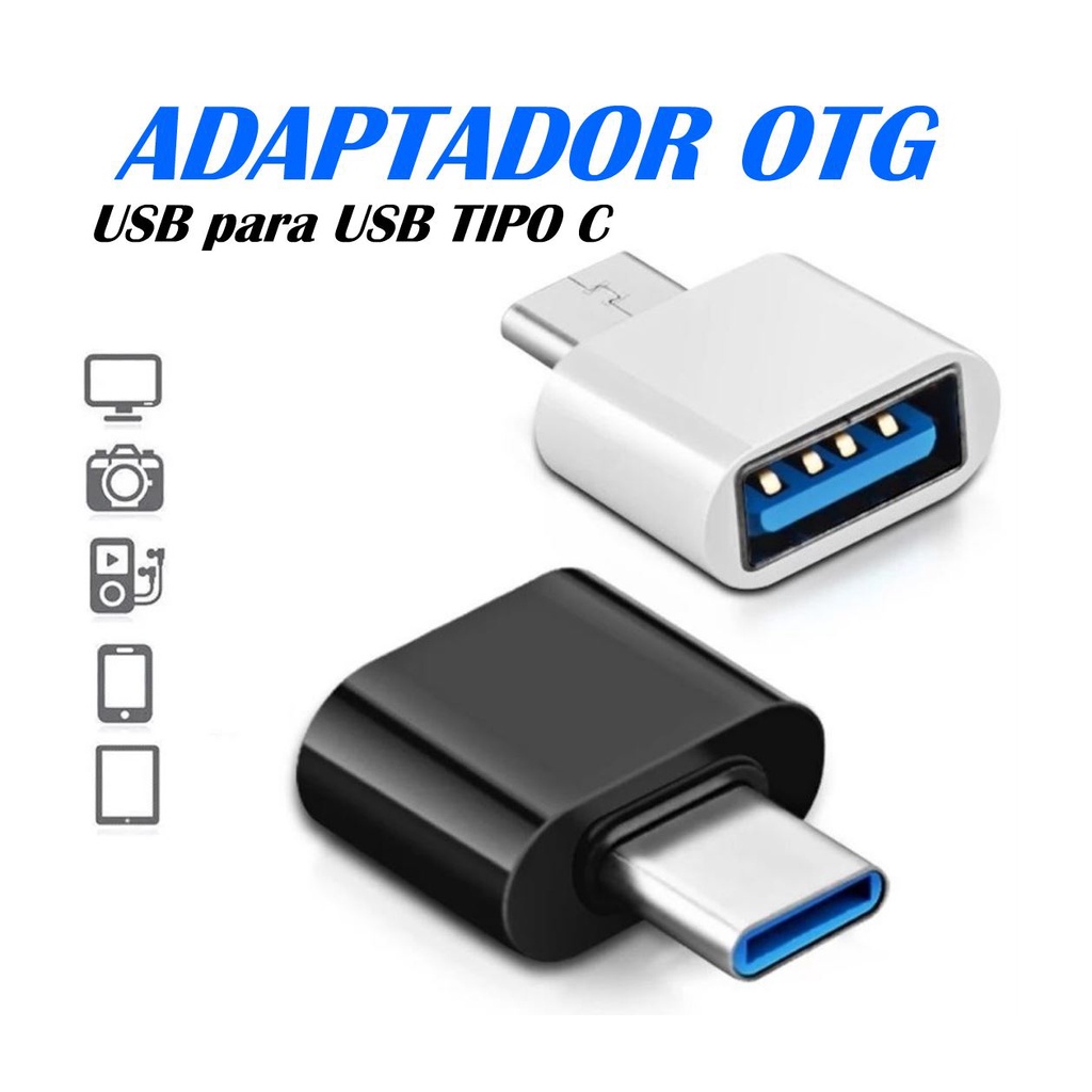 Adaptador OTG - USB para USB Tipo C (type c) | Shopee Brasil