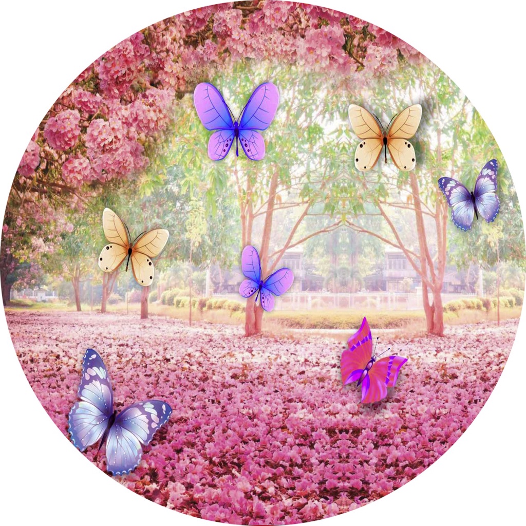 Painel Redondo Tecido Sublimado Jardim Borboletas 1,30 | Shopee Brasil Painel Redondo Tecido Sublimado Jardim Borboletas 1,30 | Shopee Brasil