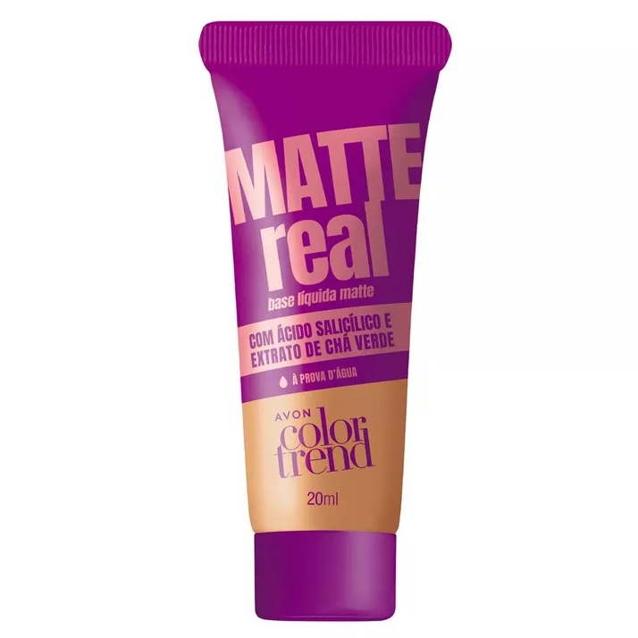 Base Líquida Avon Color Trend Matte Real 240 N 20ml | Shopee Brasil