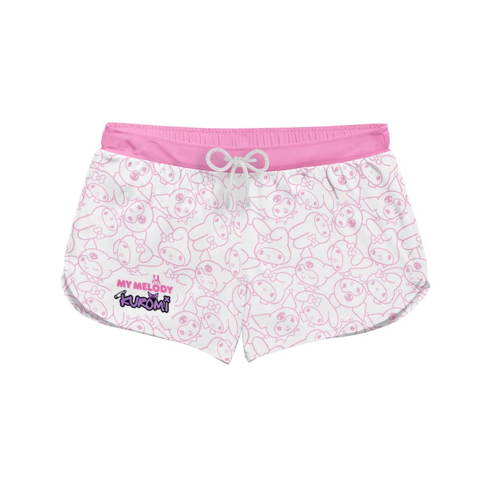 Short Praia Feminino Hello Kitty Fineline My Melody Kuromi REF502 ...