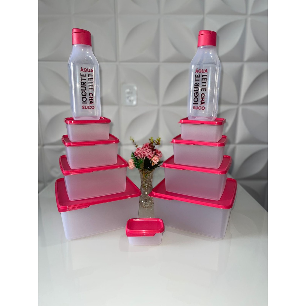 Kit 10 peças BasicLine Tupperware | Shopee Brasil