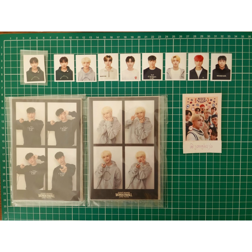 ATEEZ wonderwall merch Hongjoong Seonghwa Yunho Yeosang San Mingi ...