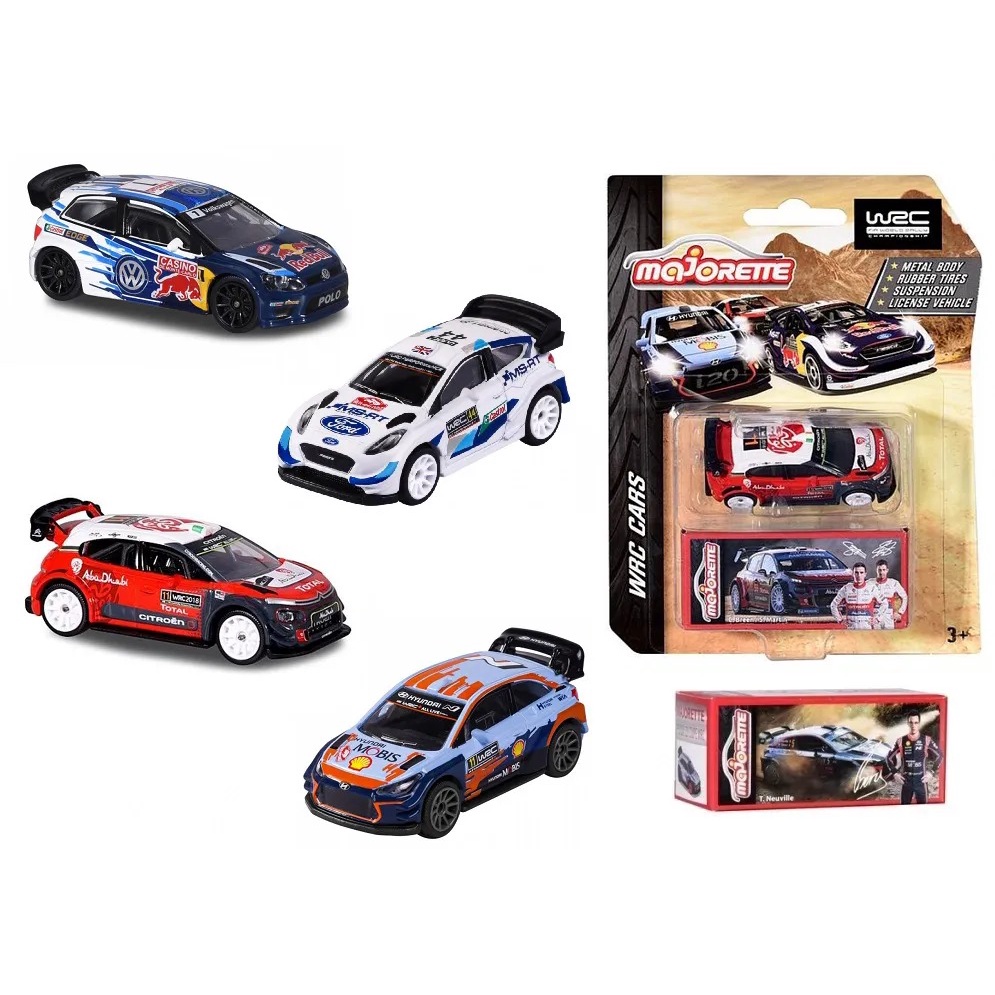 Coleção Completa c/ 4 Miniaturas WRC Cars - World Rally Championship ...