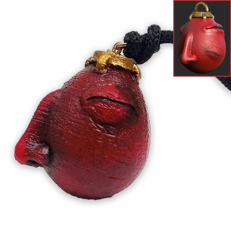 Colar Realista Texturizado Behelit Berserk Mangá 5cm Vermelha | Shopee ...