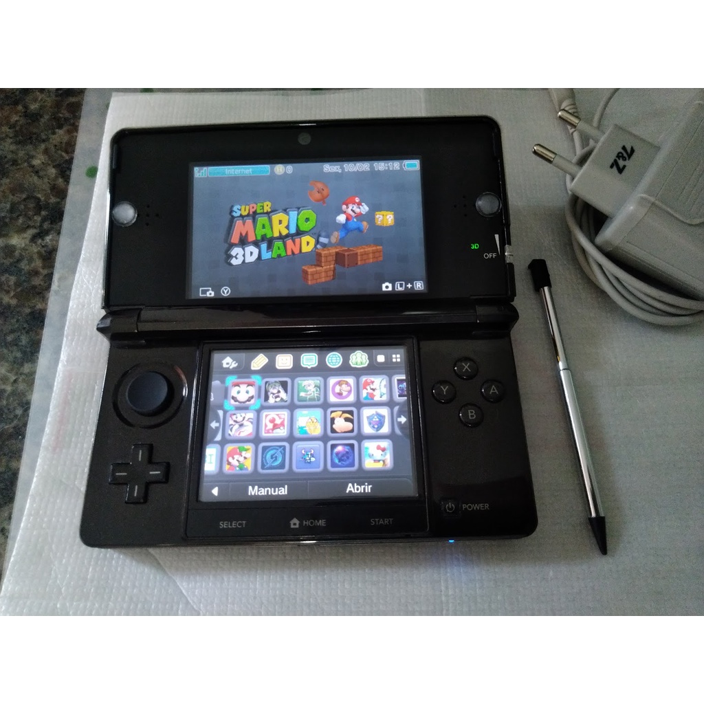 Nintendo 3ds Cosmo Black Desbloqueado (leia todo o anúncio) | Shopee Brasil
