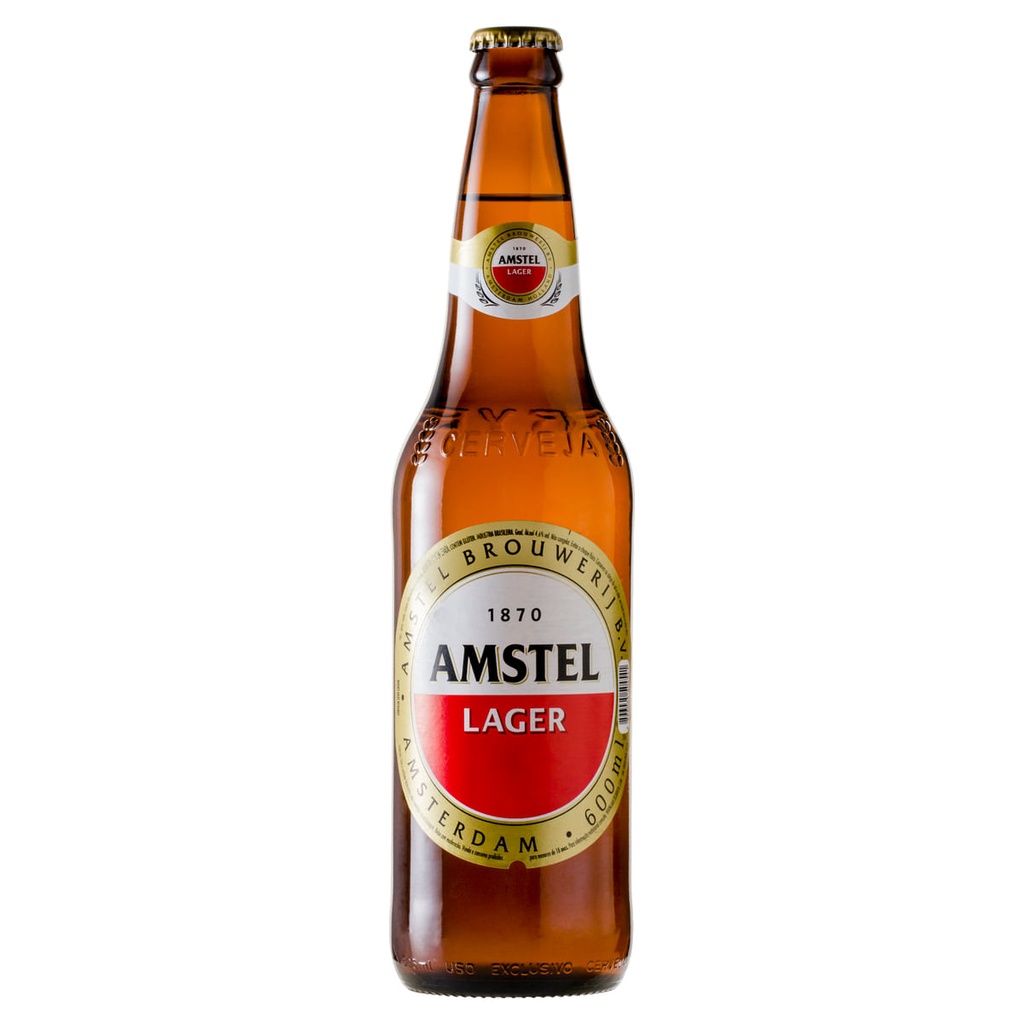 Cerveja Amstel Lager 600ml | Shopee Brasil
