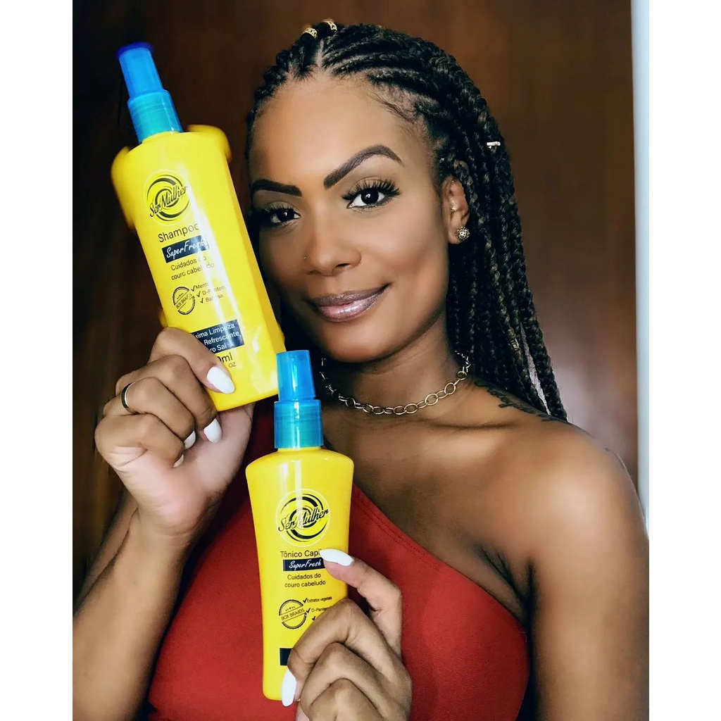 Kit Shampoo Super Fresh Tonico Super Fresh Ser Mulher | Shopee Brasil