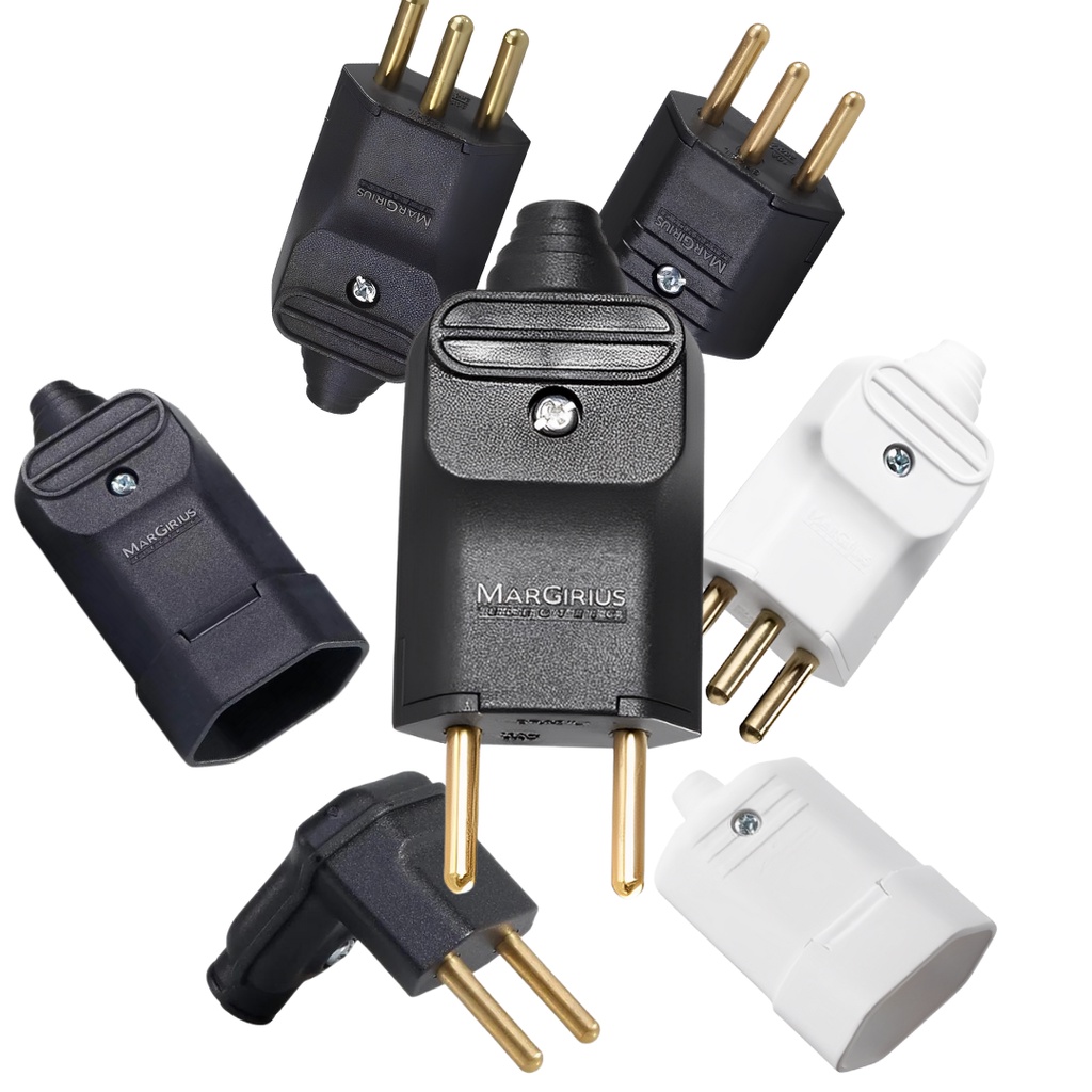 Plug Adaptador De Tomada Macho 2 Pinos 10a 250V Desconto No Pre o