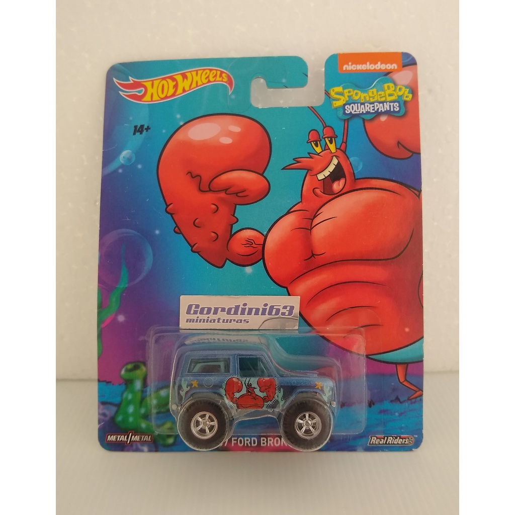 Hot Wheels '67 Ford Bronco - Sponge Bob Squarepants | Shopee Brasil